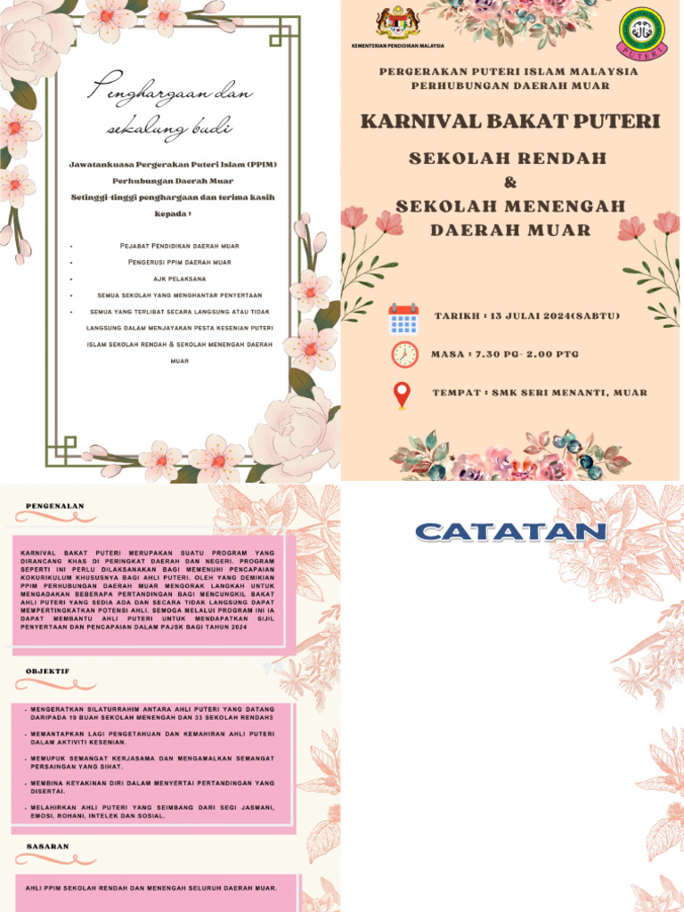 Buku Program Puteri Islam 2024 PDF | PDF