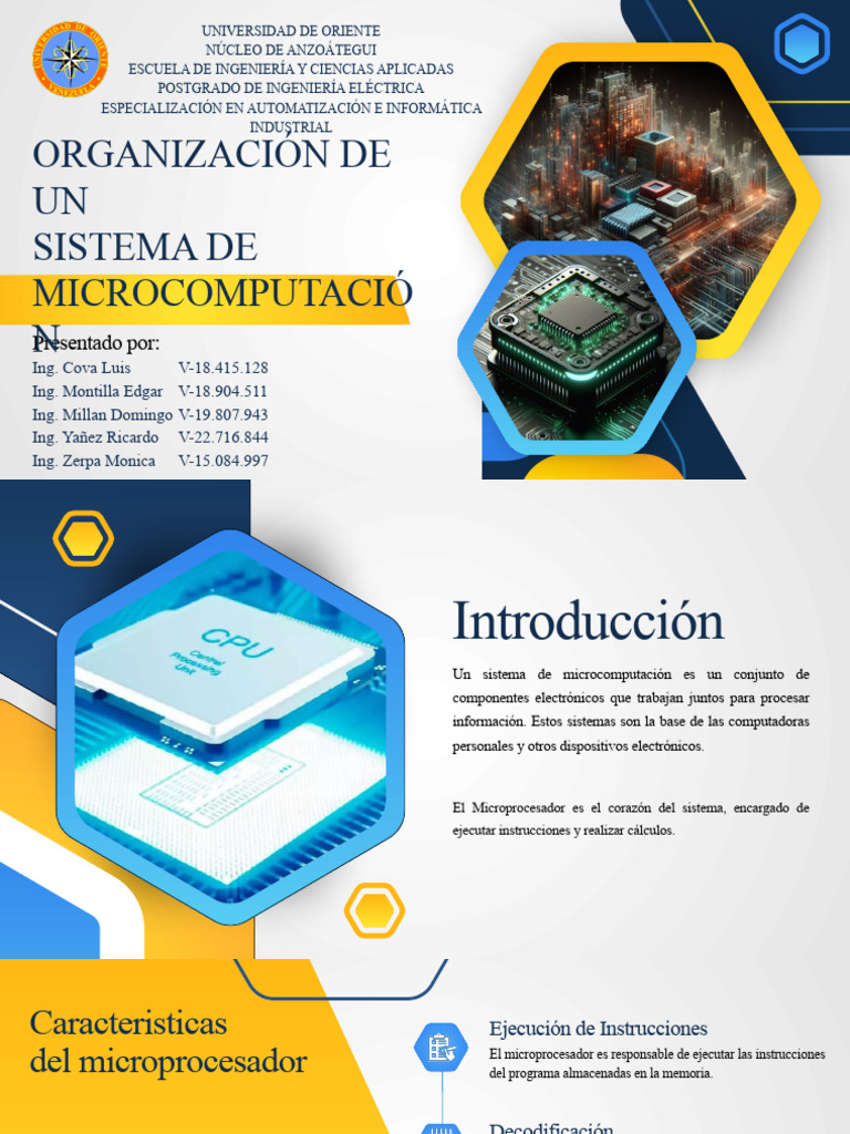 Organización de Un Sistema de Microcomputación | PDF | Lenguaje ...
