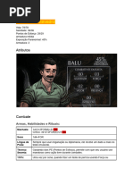 Ficha de Personagem: Amelie Florence | PDF