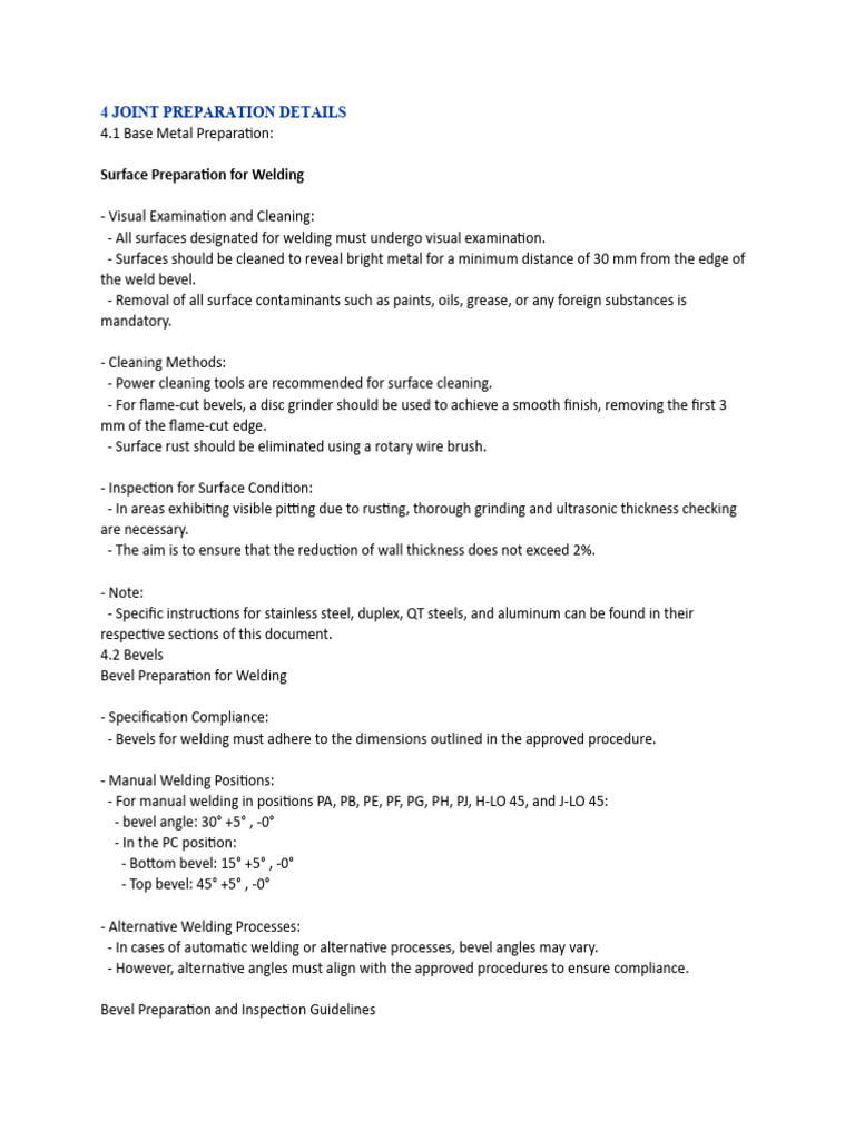 Efficient Joint Preparation for Welding | PDF | Welding | Construction