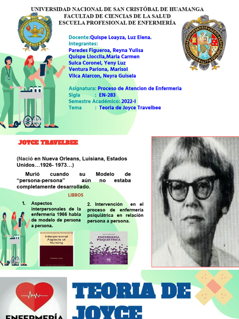 Ppt. (Joyce Travelbee - Grupo Florence) | PDF | Enfermería | Sicología