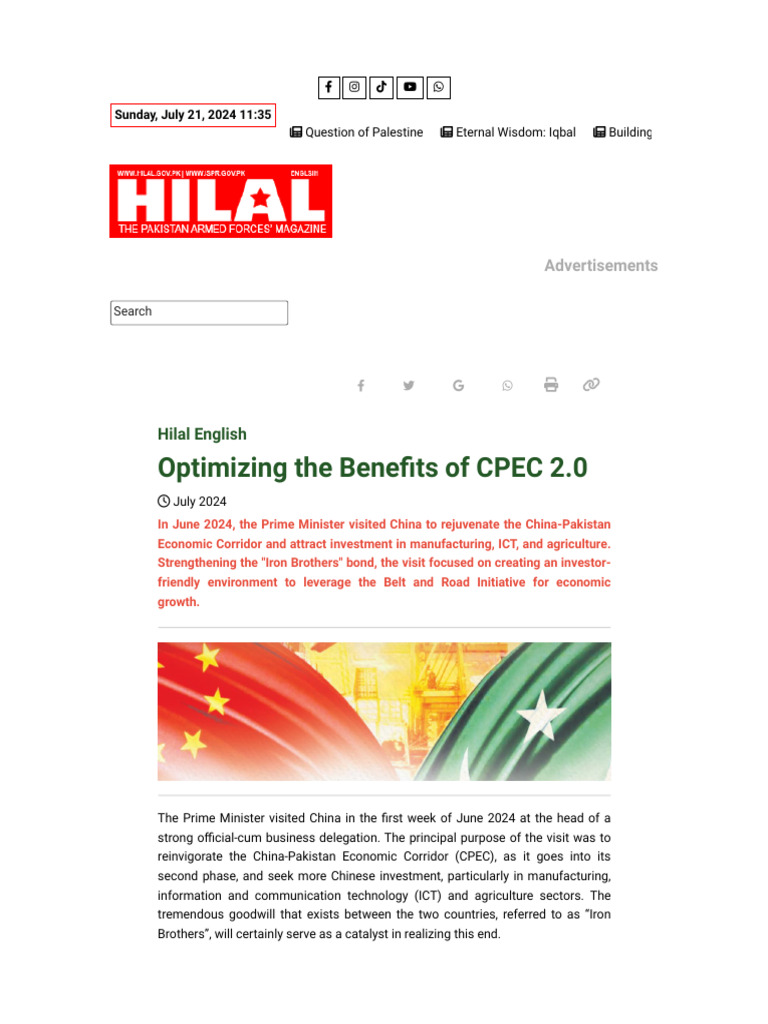 Cpec | PDF | China | World Politics