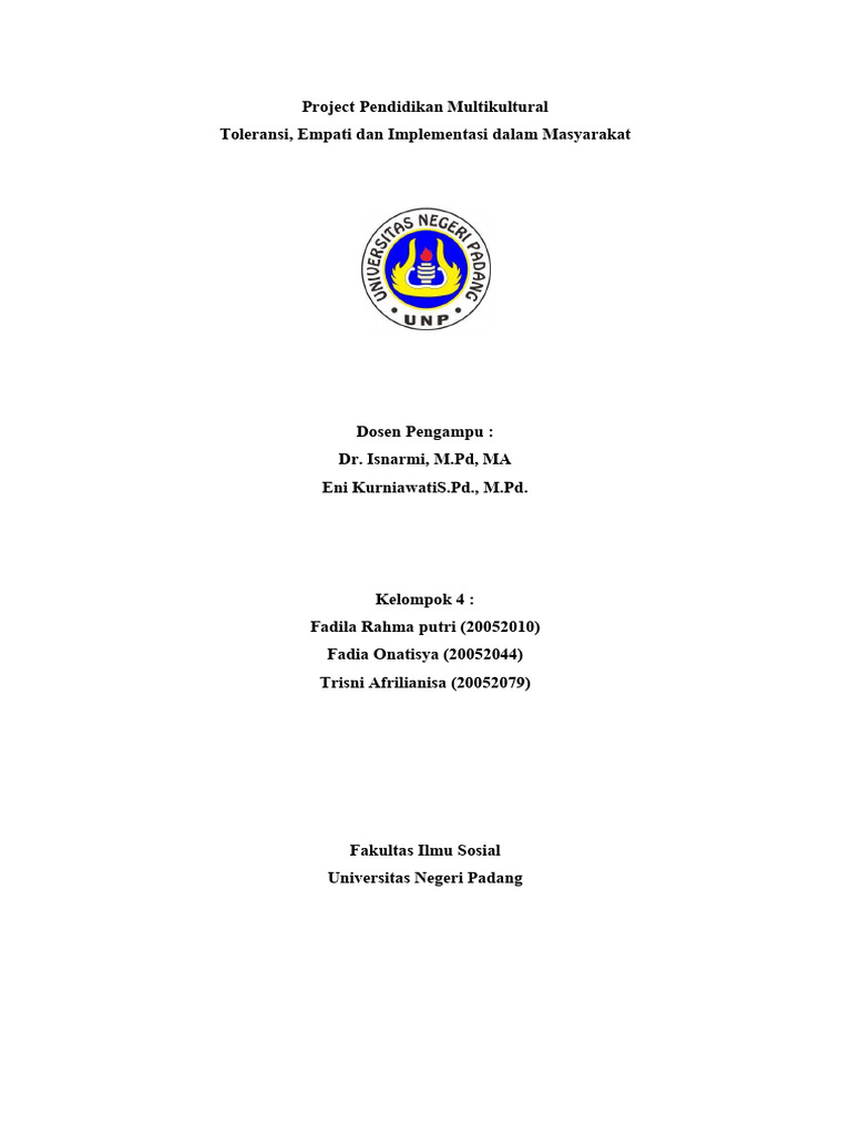 Laporan Akhir Project PM - Kelompok 4 | PDF | Ilmu Sosial | Gaya Hidup