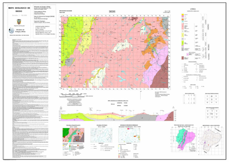 Hoja Geológica de Sigsig, Escala 1 50.000 | PDF