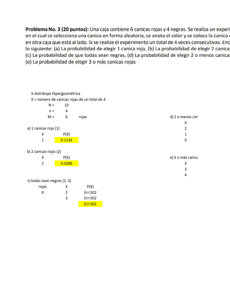 Problema de Estadistica 3 y 5 | PDF