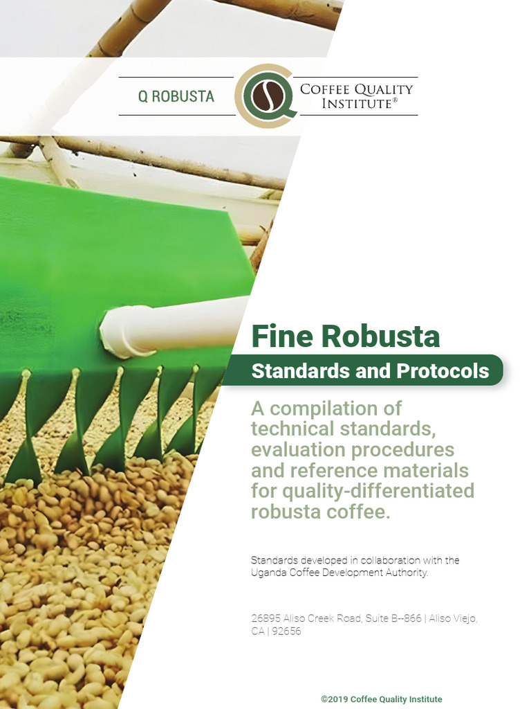 Fine Robusta Standards and Protocols Comprehensive | PDF | Taste | Coffee