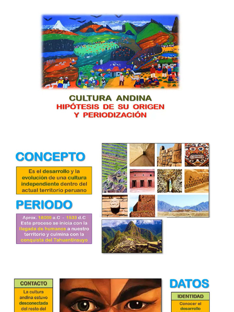 Cultura Andina - Origen y Periodizacion | PDF
