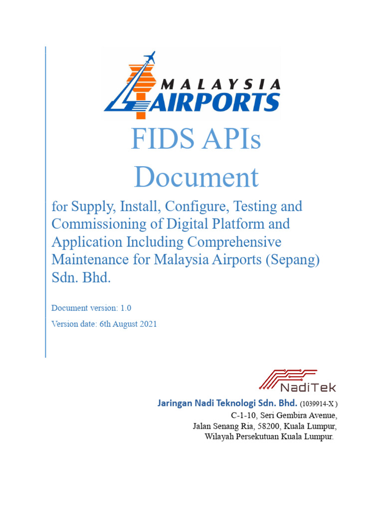 FIDS Documentation | PDF | Xml | Databases