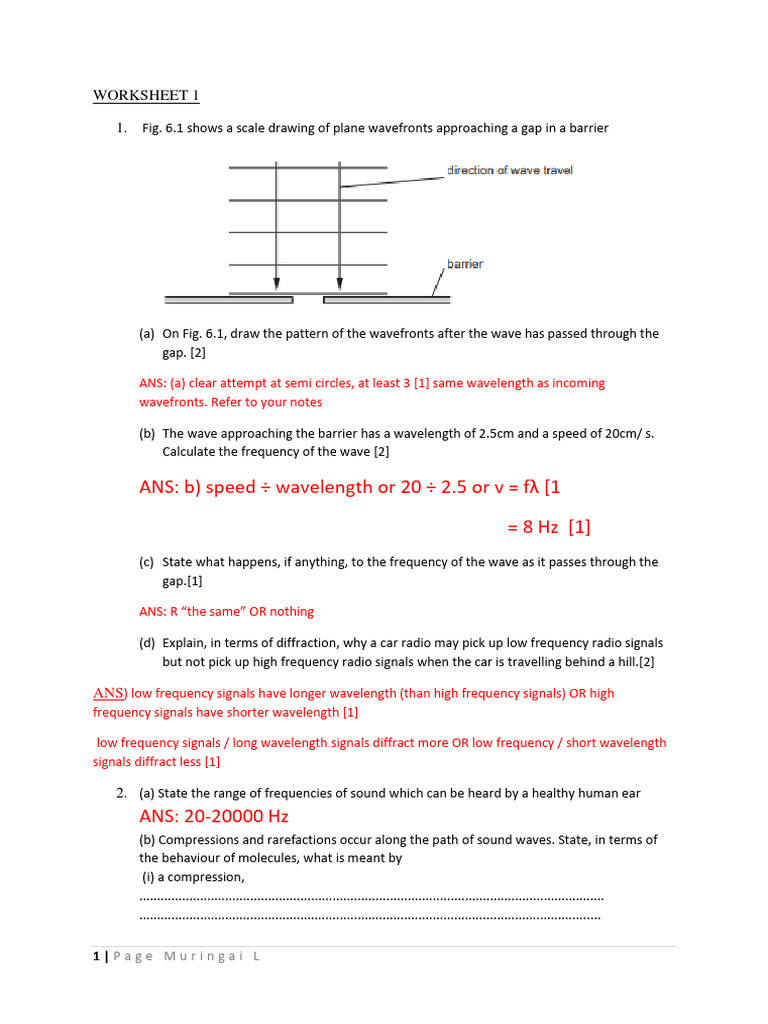 Machanical Structures Lesson 1 | PDF | Sound | Waves