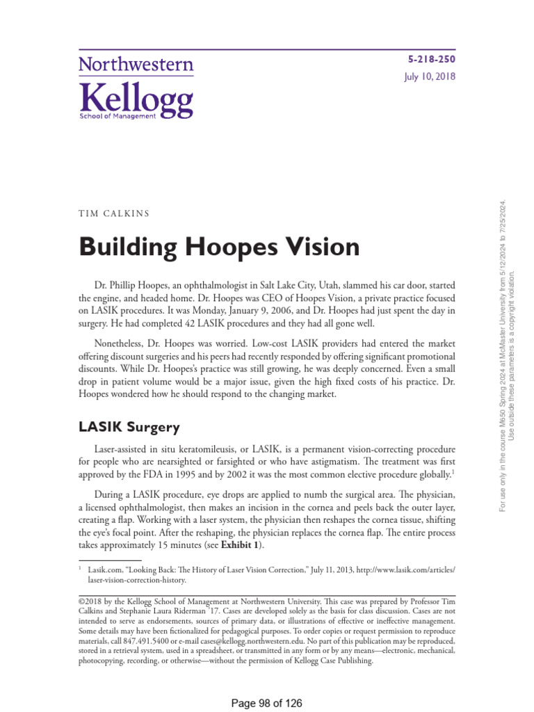 Building Hoopes Vision | PDF