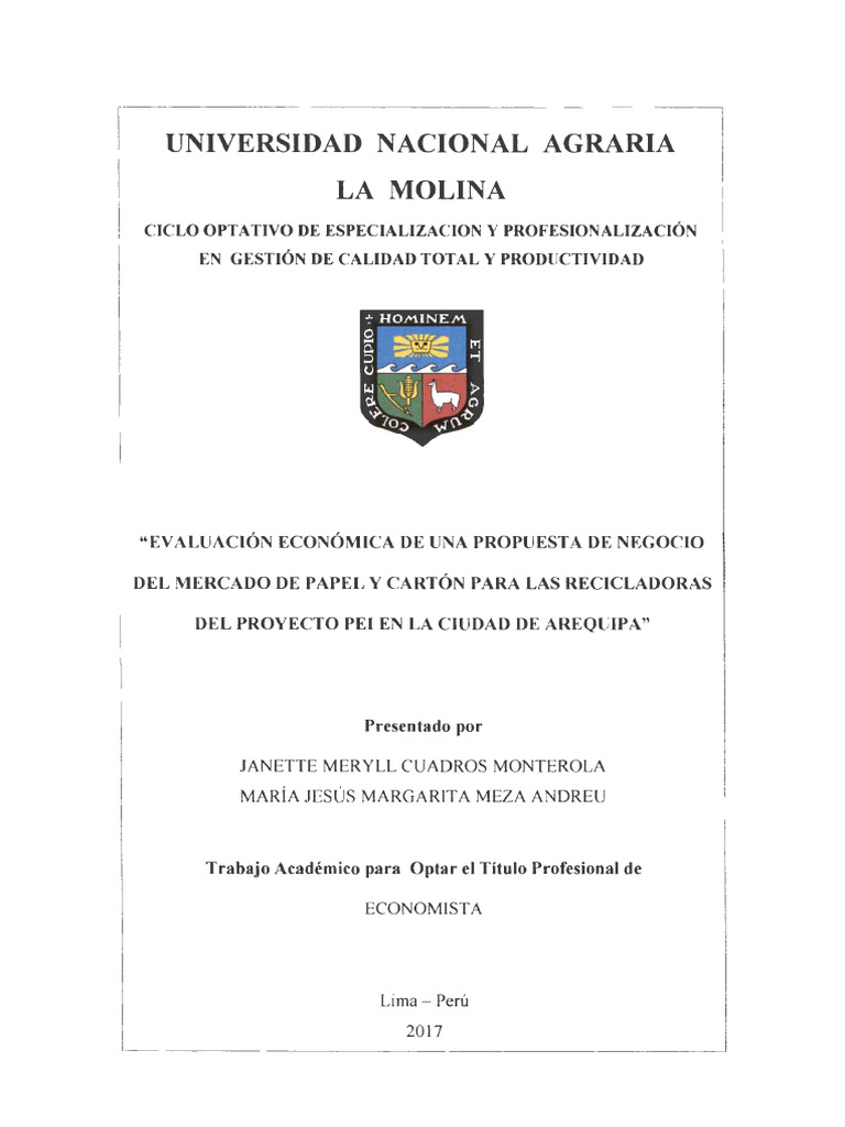 Cuadros-Monterola y Meza-Andreu | PDF | Residuos | Reciclaje