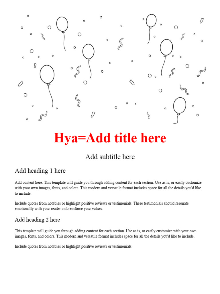 Add Title Here 2 | PDF | Career & Growth | Art