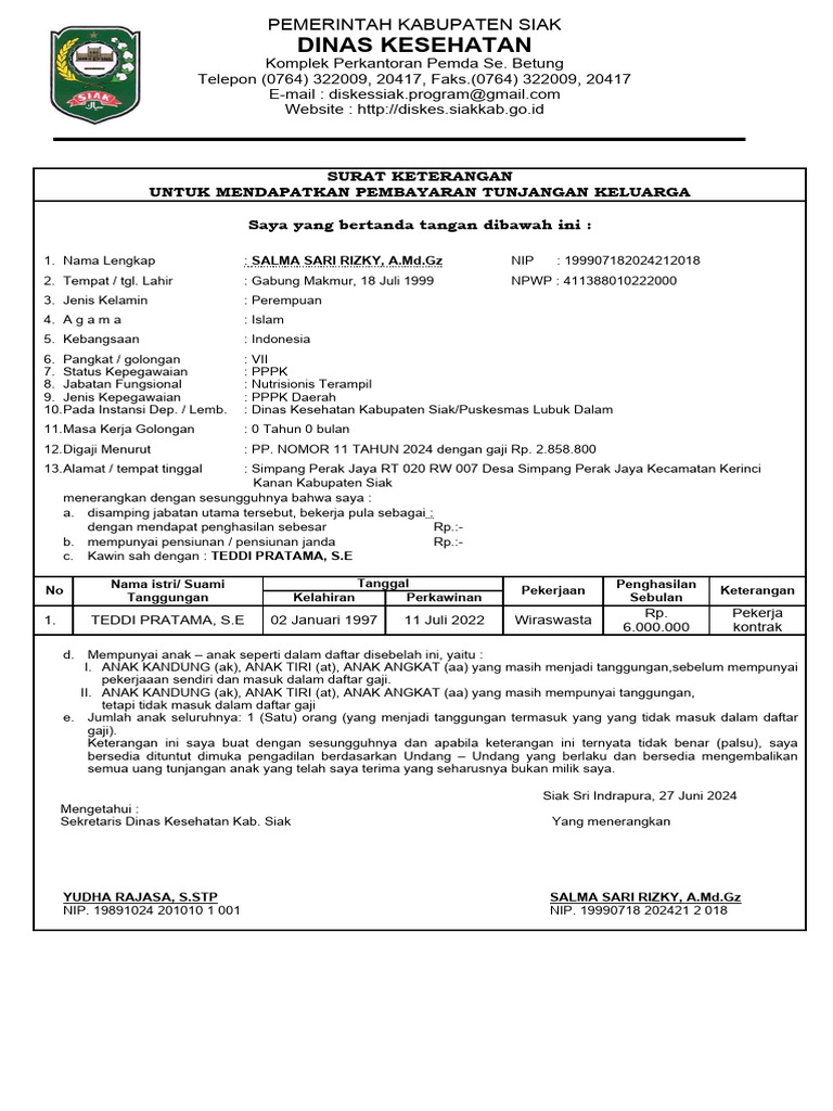 Contoh Model C | PDF