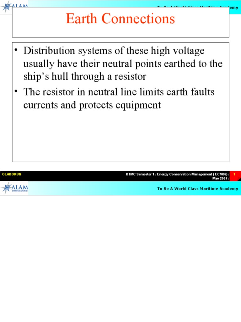 Earth Connections: Oladokun 1 | PDF | High Voltage | Power Supply