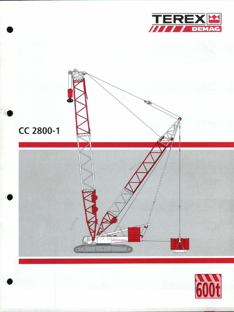 Terex Demag CC2800 (600T CC) | PDF
