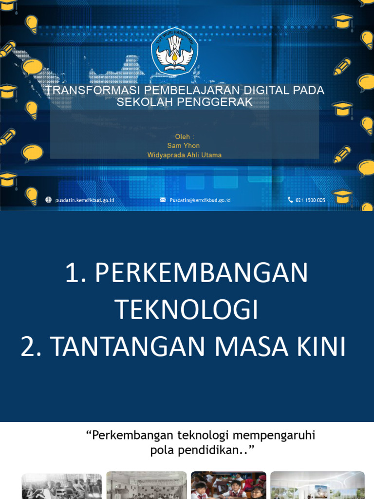 Transformasi Pembelajaran Digital Pada Sekolah Penggerak | PDF