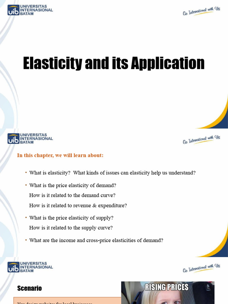 Meeting 3 - Elasticity | PDF | Elasticity (Economics) | Demand