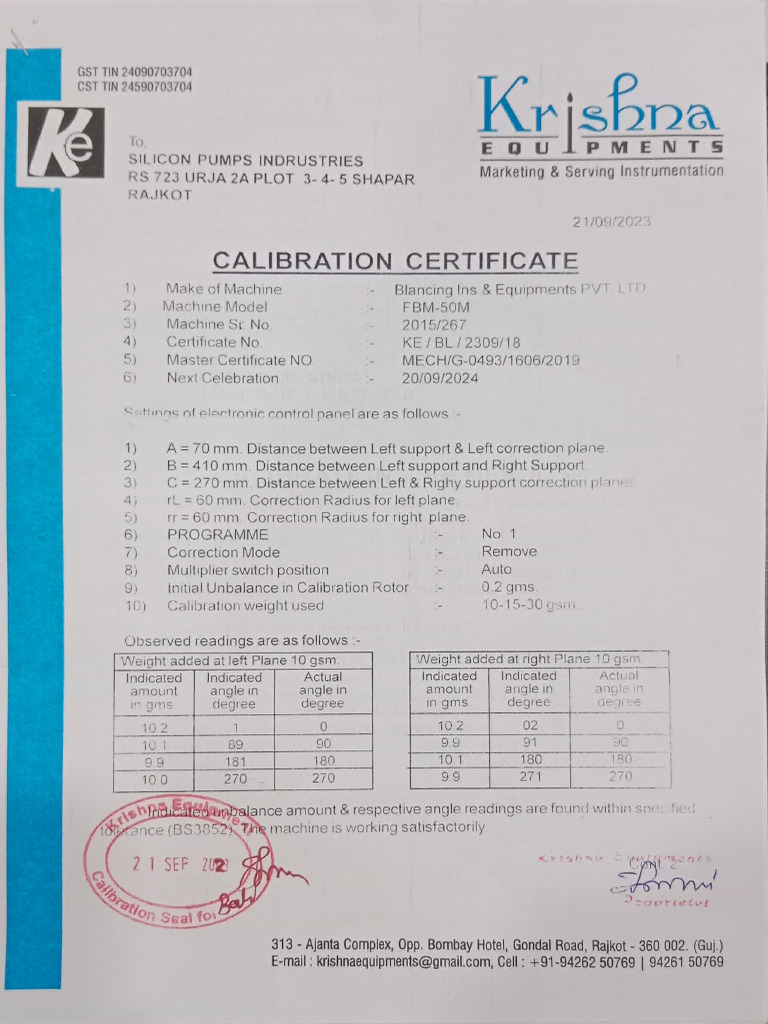 Krishna Equipment | PDF