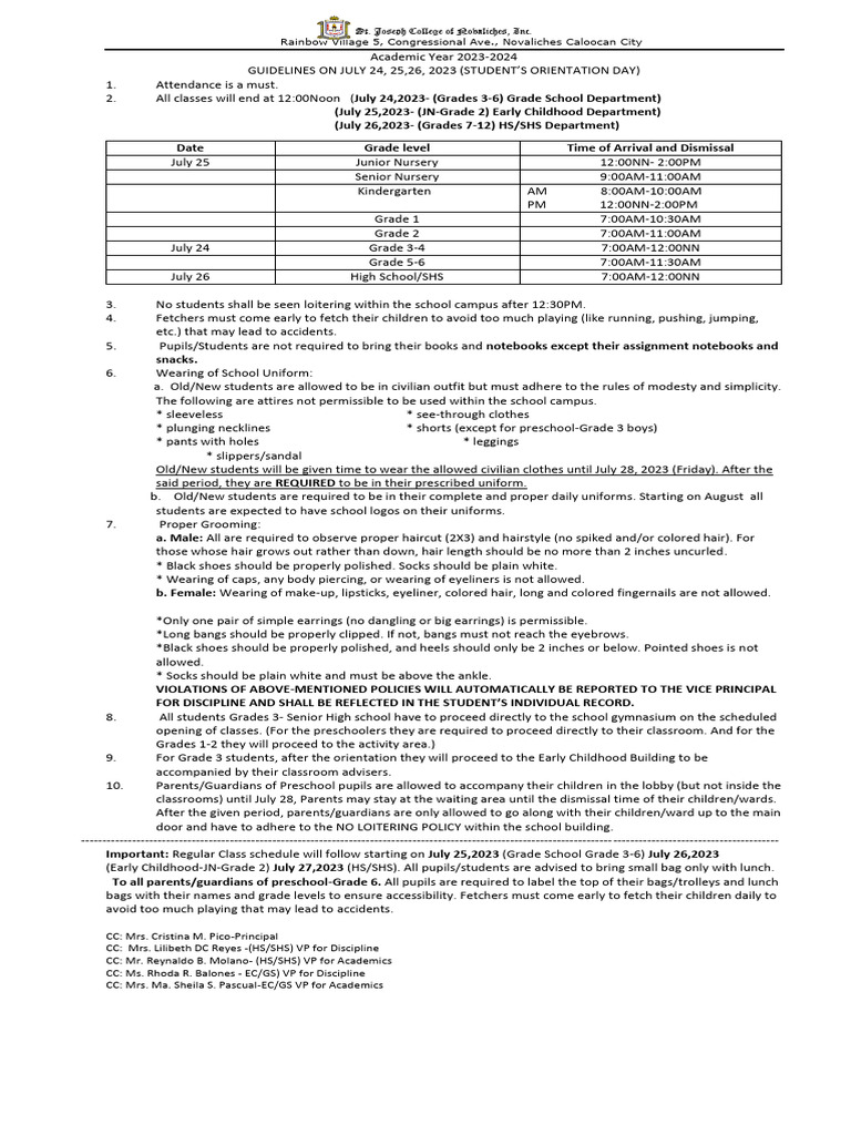 As of June 13 Guidelines 2023 | PDF | Hairstyle | Softlines (Retail)