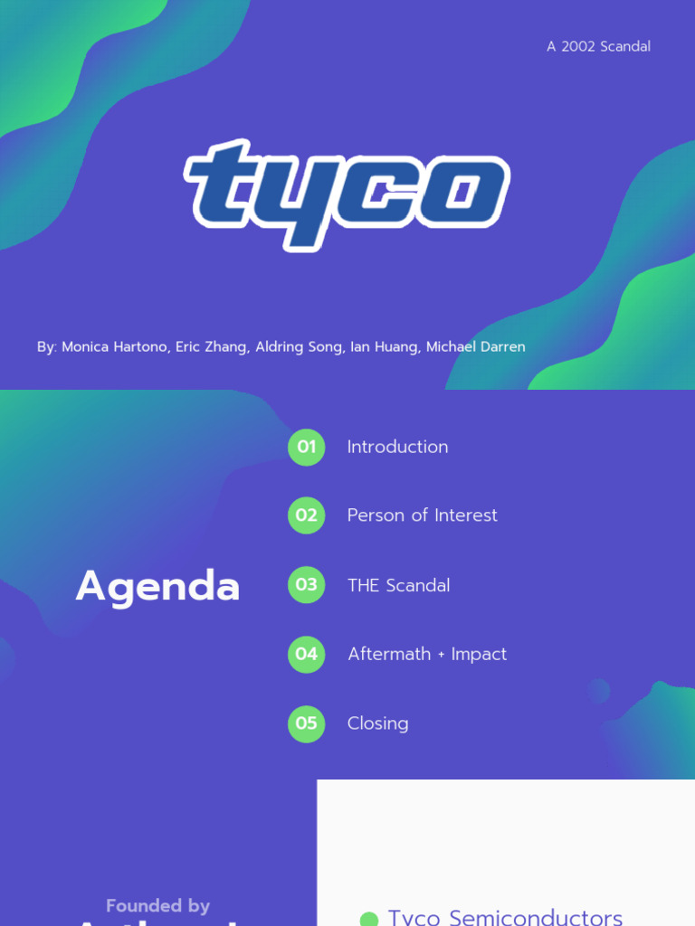 A 2002 Scandal - Tyco | PDF | Corporations | Corporate Law