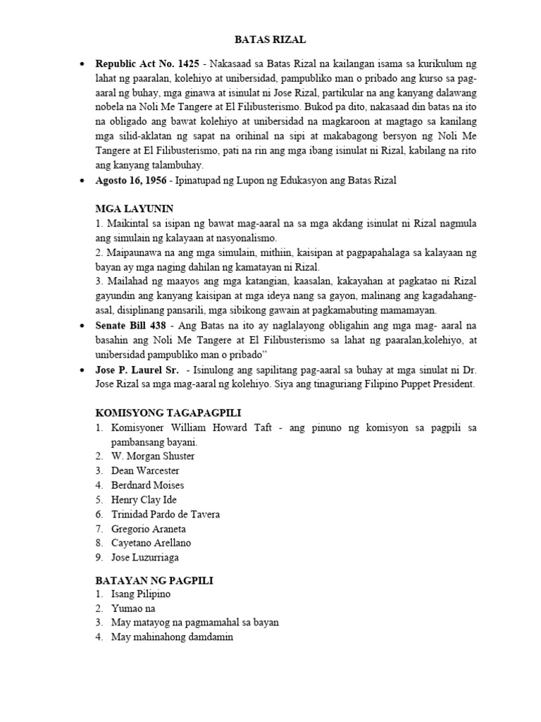 Hand Out Kabanata 1-2 | PDF