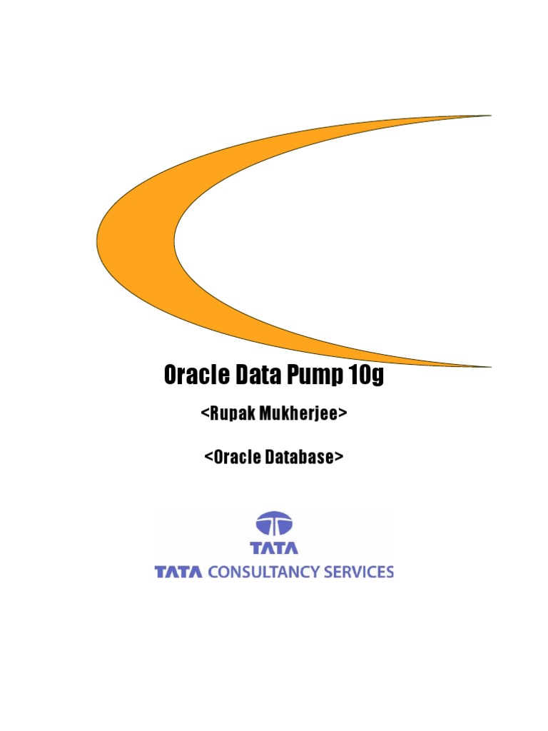 Benefits of Oracle DataPump 10g | PDF | Oracle Database | Oracle Corporation