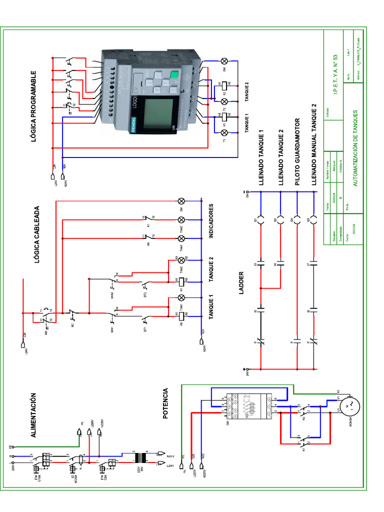 Automatizacion 2 Tanques PLC | PDF