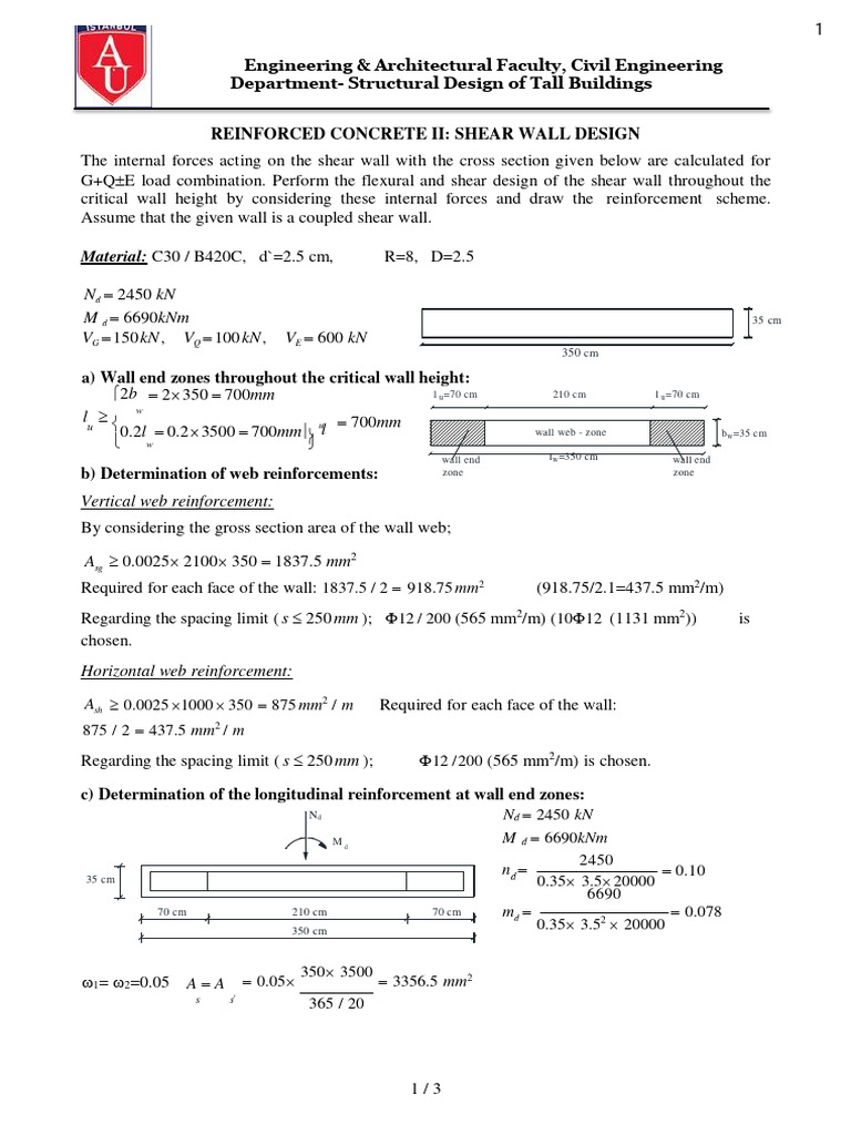 L07 - RC - Design - of - Shear Wallzh01 | PDF | Building | Building ...