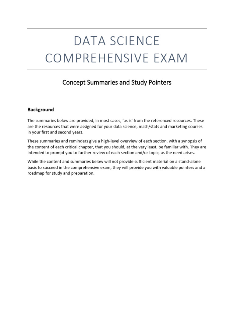 DSCI Key Terms and Ideas For Review | PDF | Deep Learning | Cluster ...