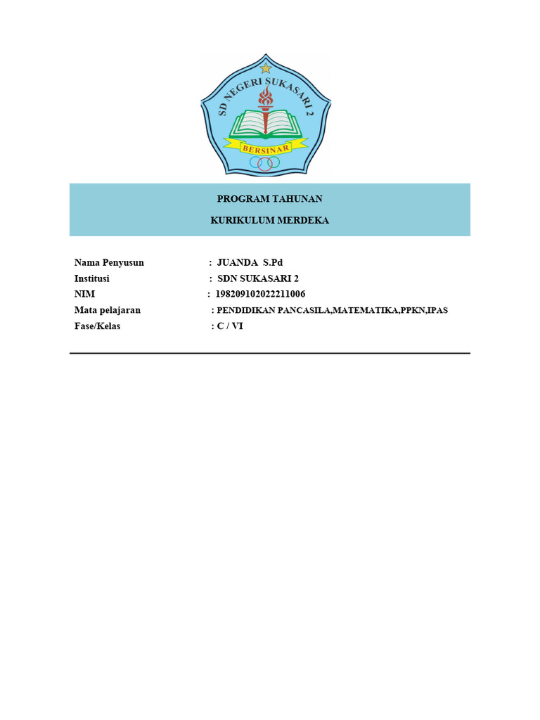 PROTA PPKN KELAS 6 | PDF