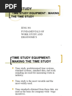 Template Time Study | PDF