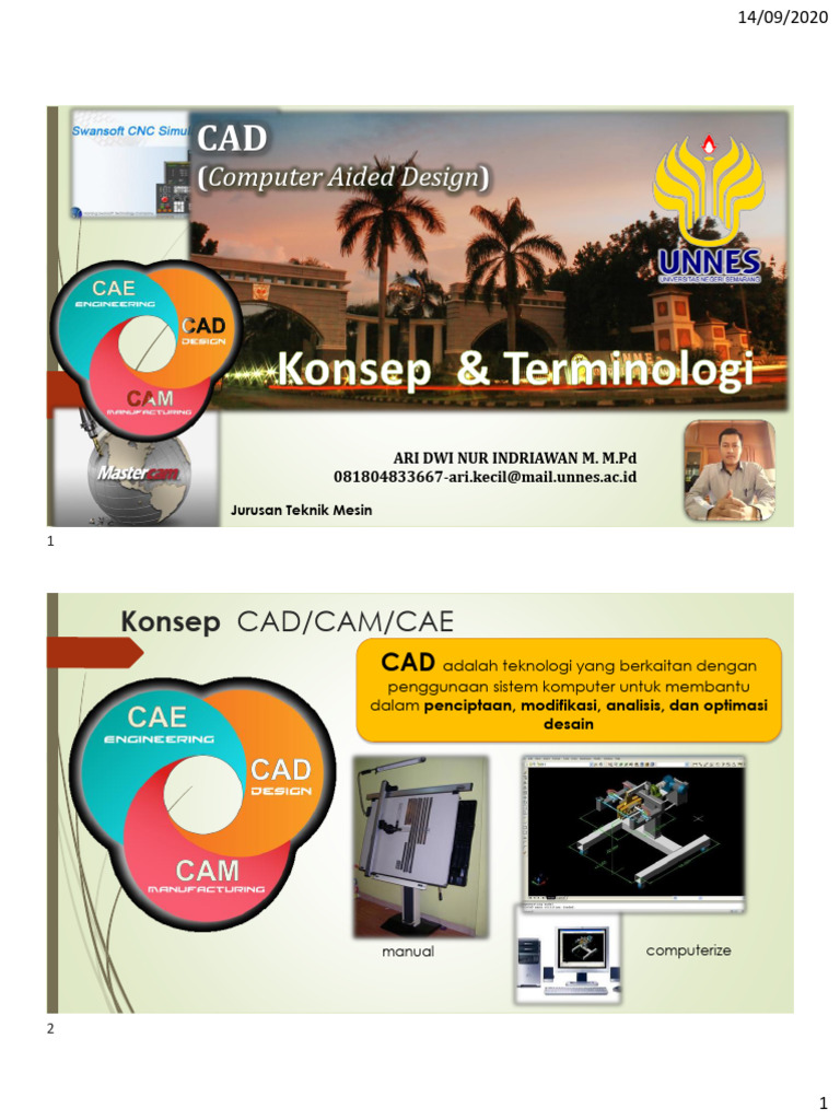 Konsep Perkembangan CAD (Up Elena) | PDF