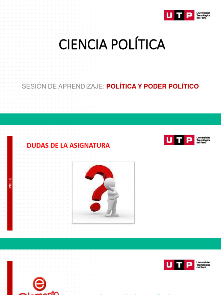S01 - s1 - Política y Poder Político | PDF | Estado (política ...