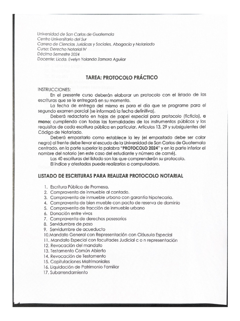 Protocolo 2024 | PDF