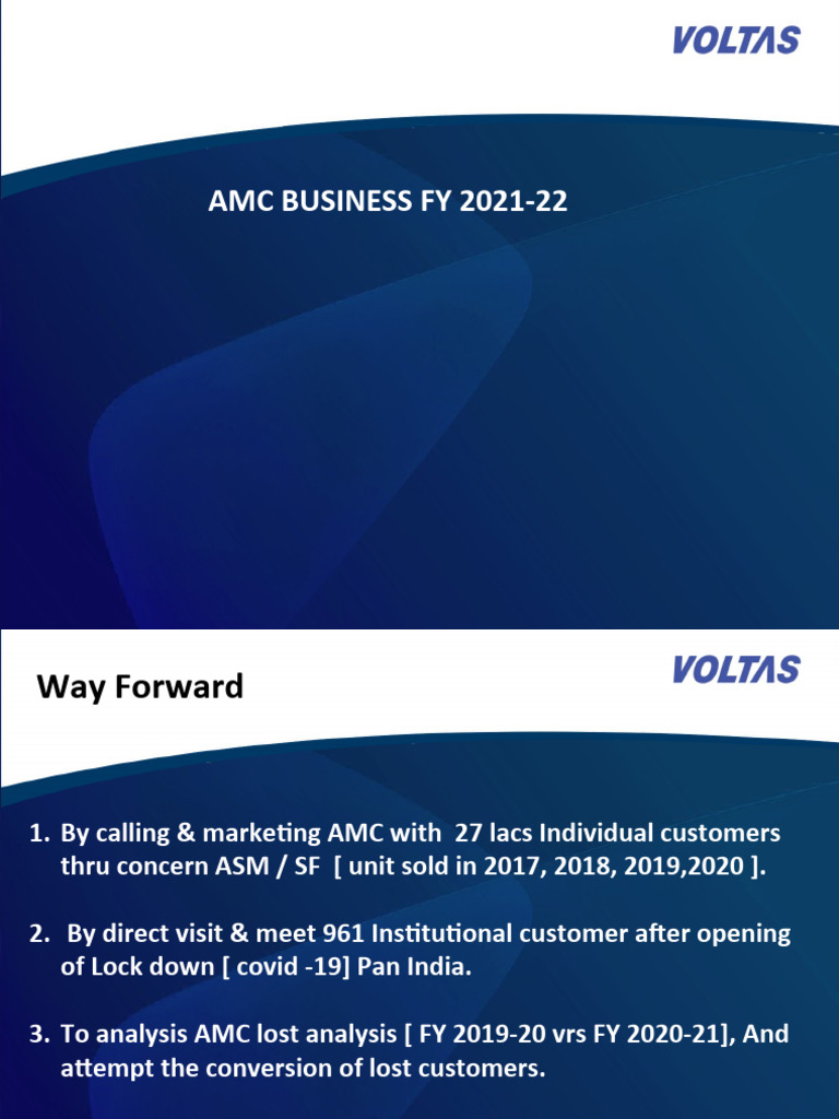 AMC Business PPT - A Rev. 4ab | PDF
