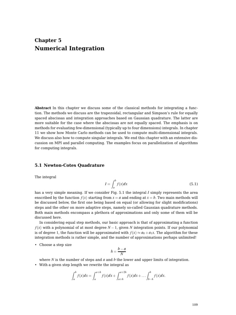 Newton Cotes Quadrature | PDF | Integral | Mathematics Of Computing