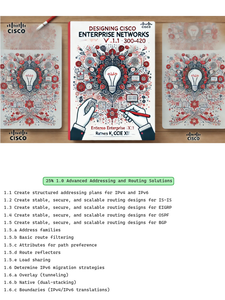 Ccnp Design | Download Free PDF | I Pv6 | Ip Address