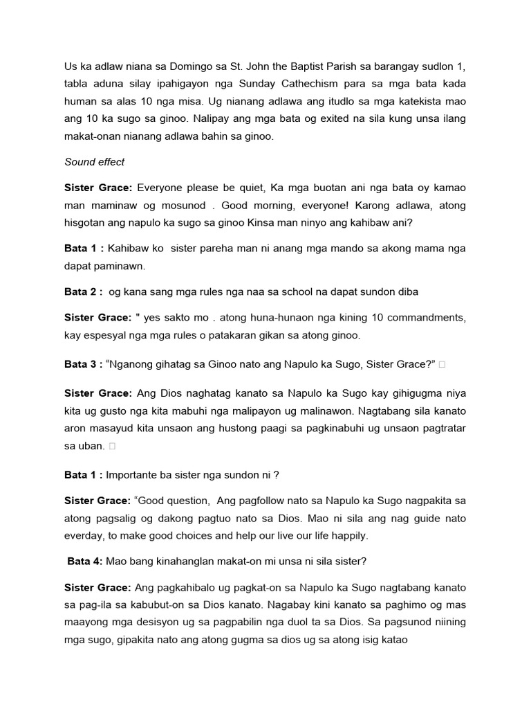 Story of Obedience | PDF