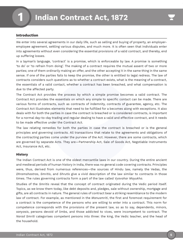 Contract Act | PDF | Legal Ethics | Justice