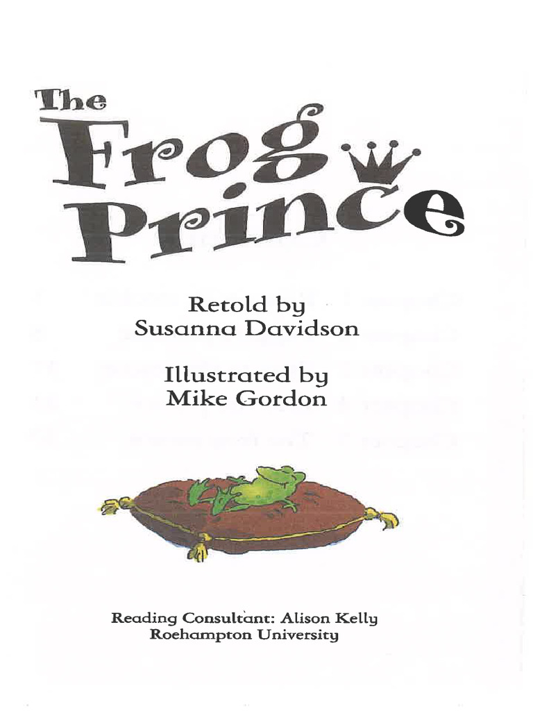 Usbone First Reading - Red - 3-19 - The Frog Prince | PDF