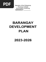 Barangay Profile Template | PDF