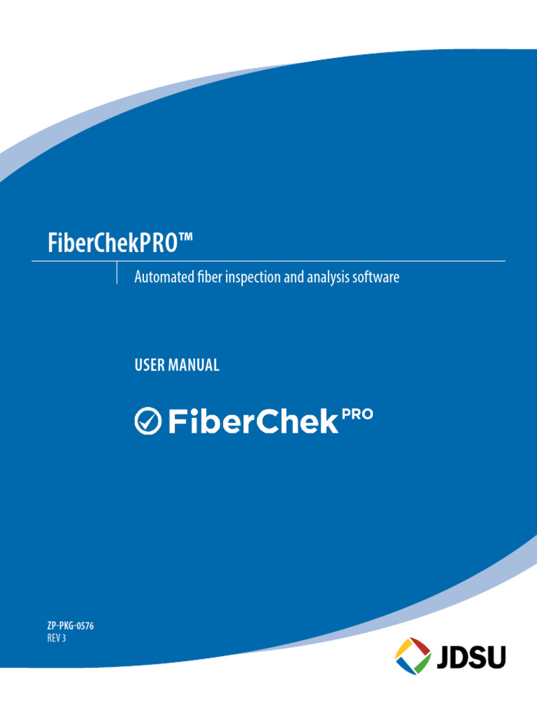 FiberChekPRO User Manual - En-Us | PDF | Optical Fiber | Usb