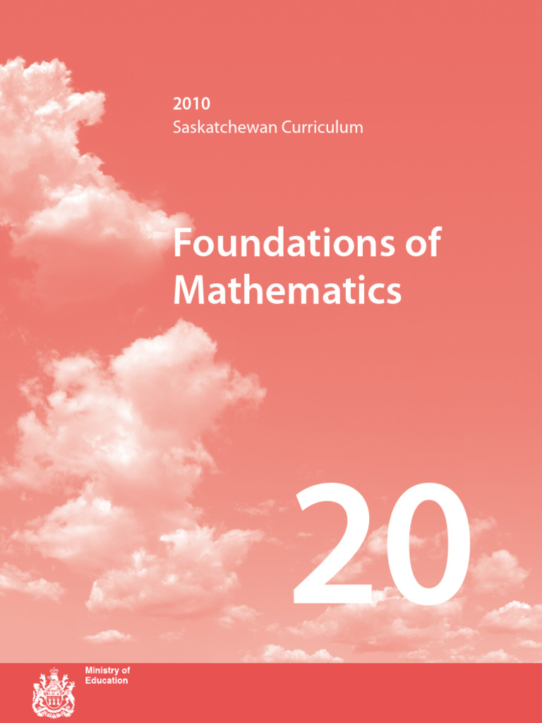 Mathematics Foundations of 20 2010 | PDF | Curriculum | Mathematics