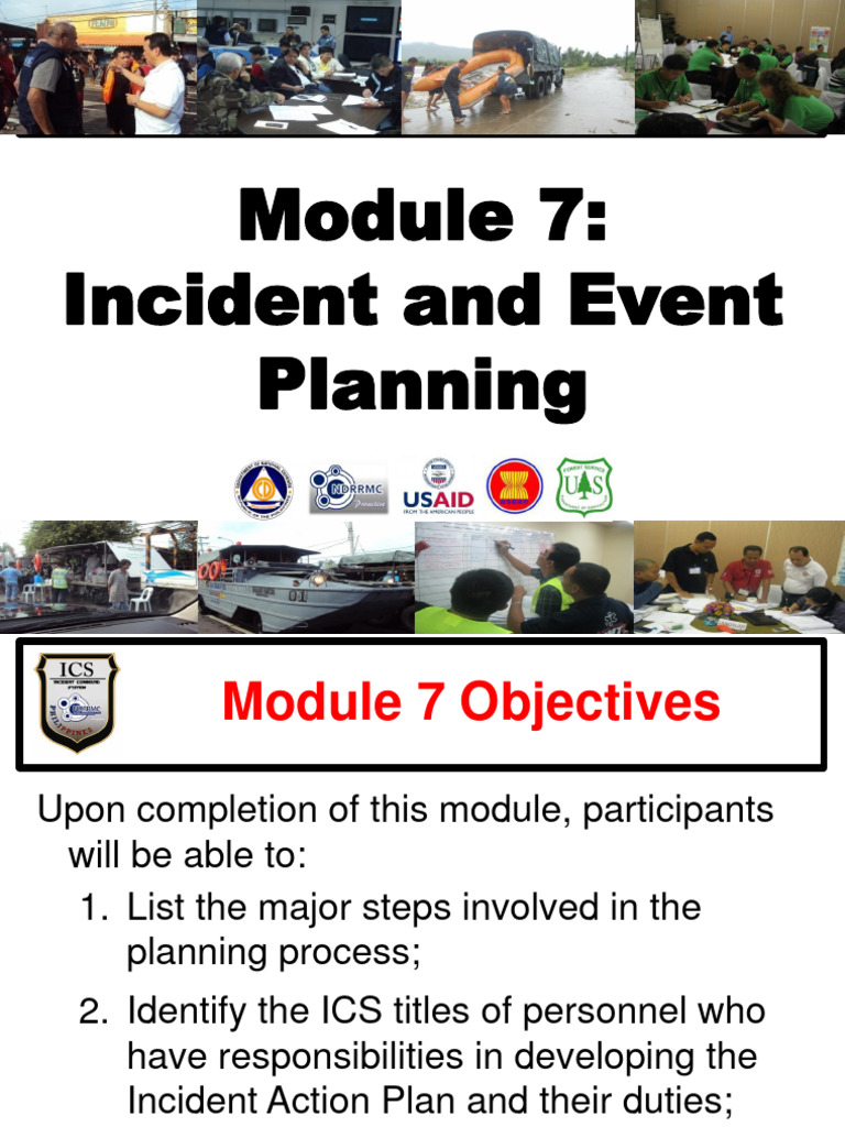 MODULE 7 | PDF | Incident Command System
