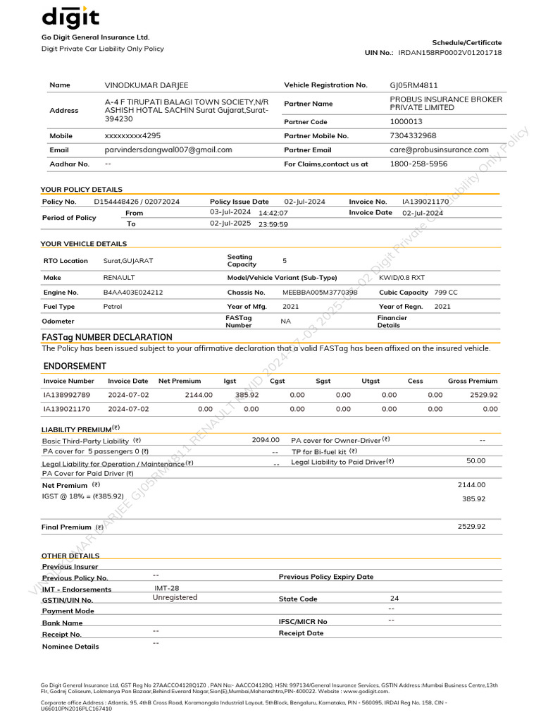 Pdf&rendition 1 | PDF | Insurance | Civil Law (Legal System)