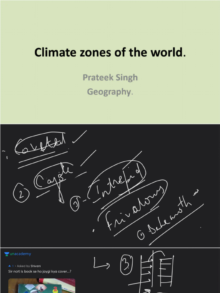 12 - Climate Zones of The World | PDF