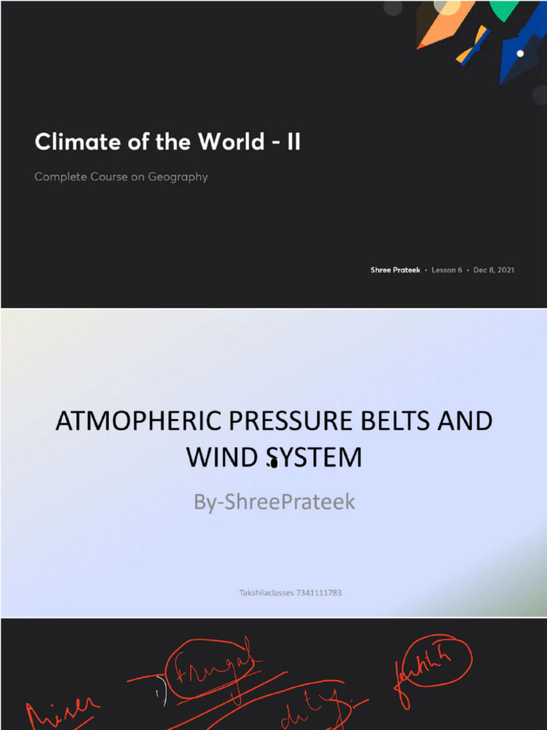 6 - Atmospheric Pressure Belts & Wind System | PDF | Wound ...