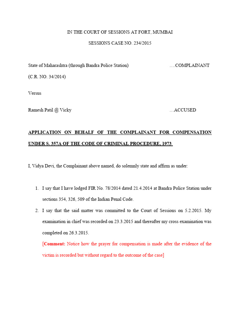 Victim Compensation | PDF