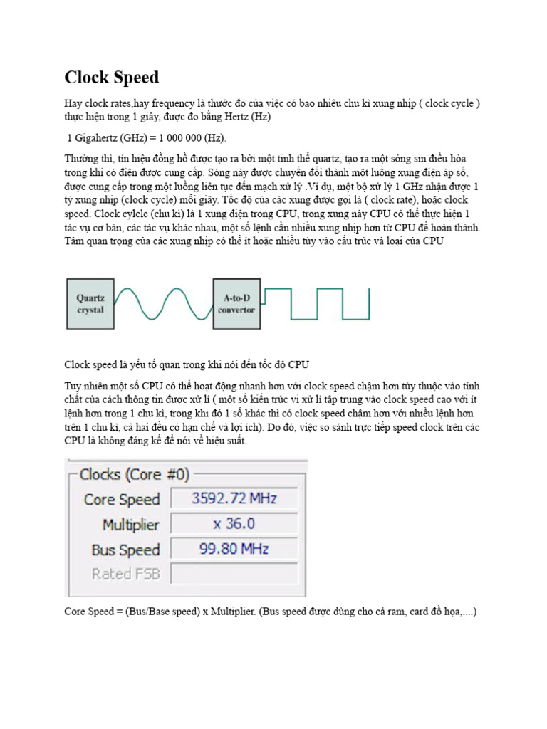 Clock Speed & Login Density | PDF