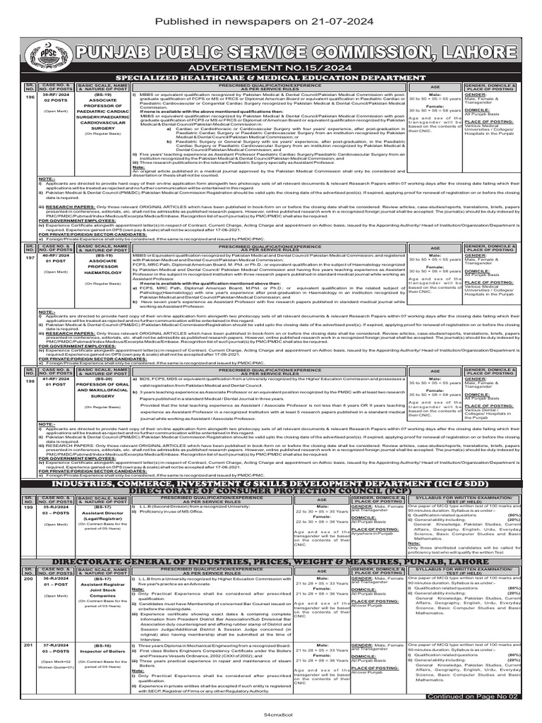Advt No-15-2024 21-07-2024 X7 Version | PDF | Geographic Information System